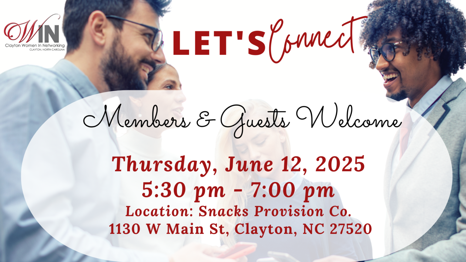 June Let’s Connect – Clayton WIN
